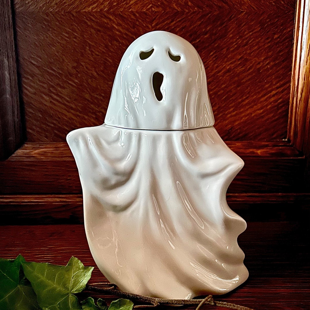Large Handmade Ceramic Ghost Mug - Etsy