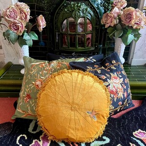 Embroidered Velvet Spiderweb Cushion Pillow - Etsy