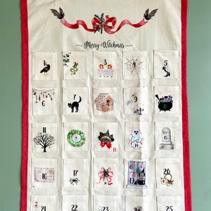 Large Witchmas Advent Calendar Spooky Christmas - Etsy