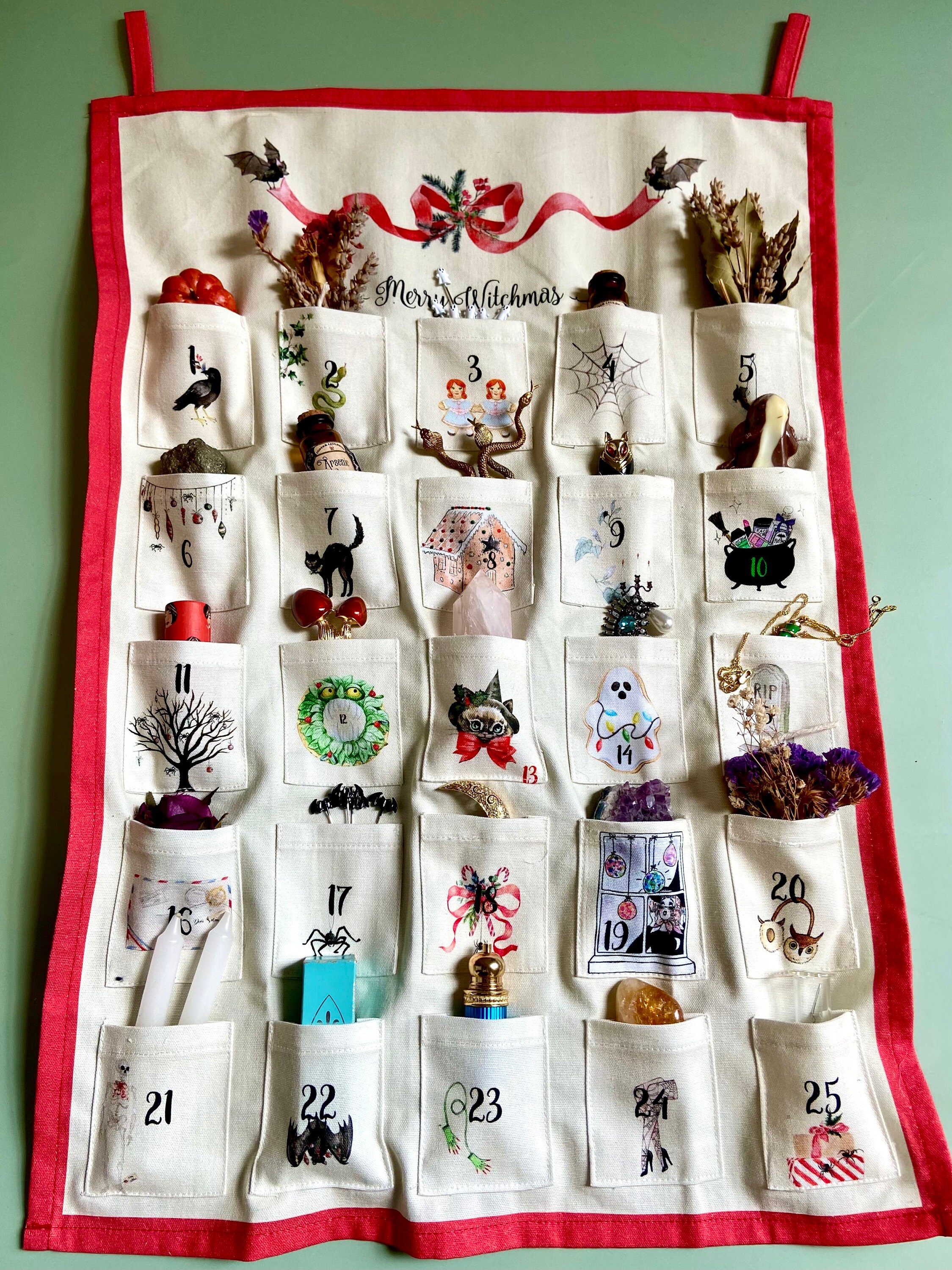 Large Witchmas Advent Calendar Spooky Christmas - Etsy
