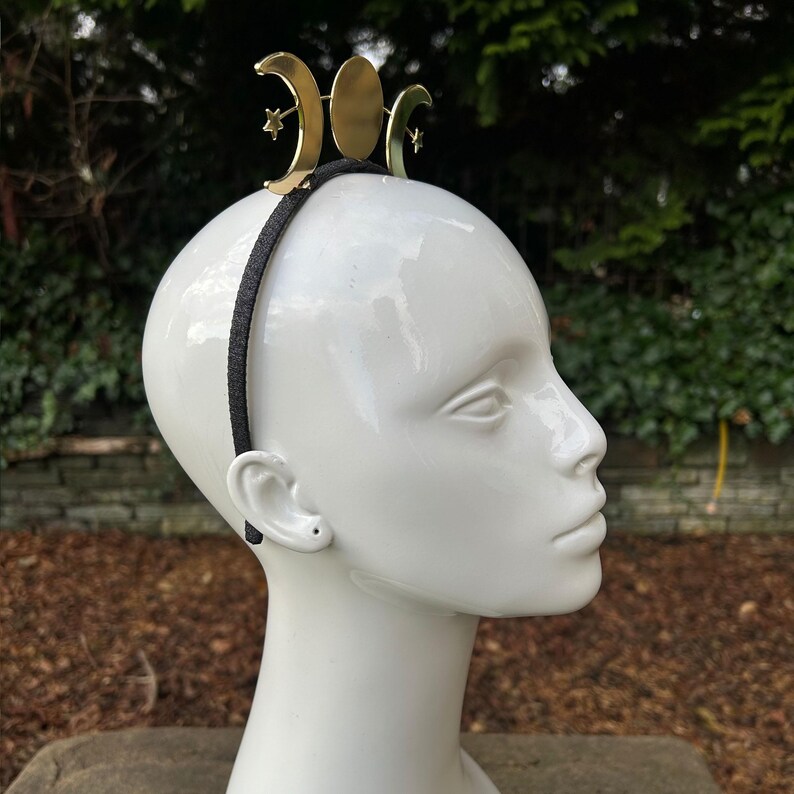 Phases of the Moon Tiara Headband Winter Solstice - Etsy