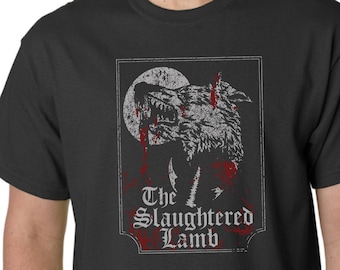 American Werewolf in London the Slaughtered Lamb Pub Sign - Etsy