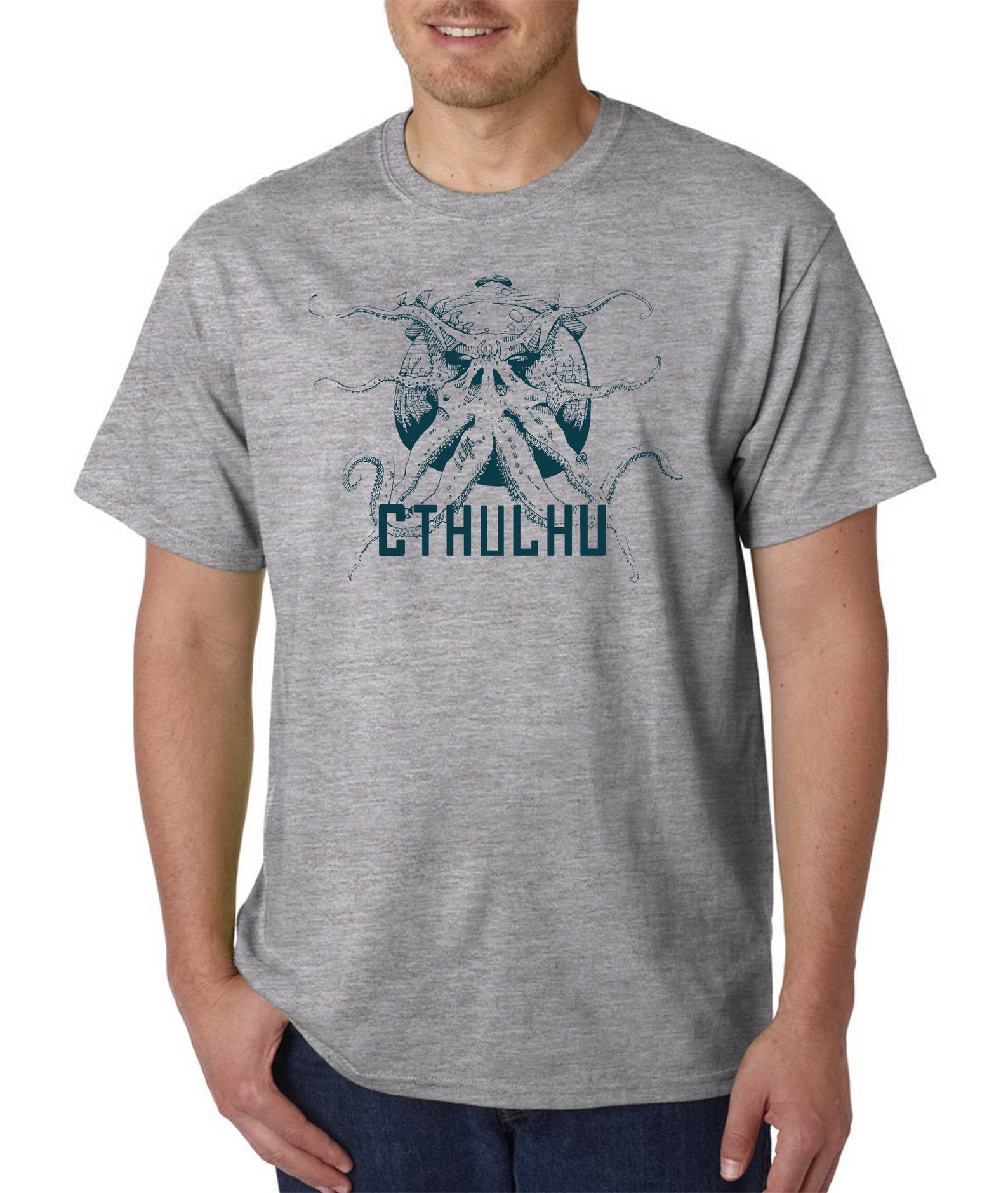 Cthulhu T-shirt Inspired H. P. Lovecraft Screen | Etsy