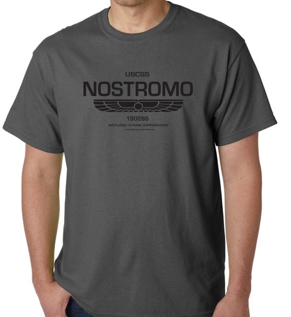 Nostromo Alien Inspired Screen Printed T-shirt Small-xxl | Etsy