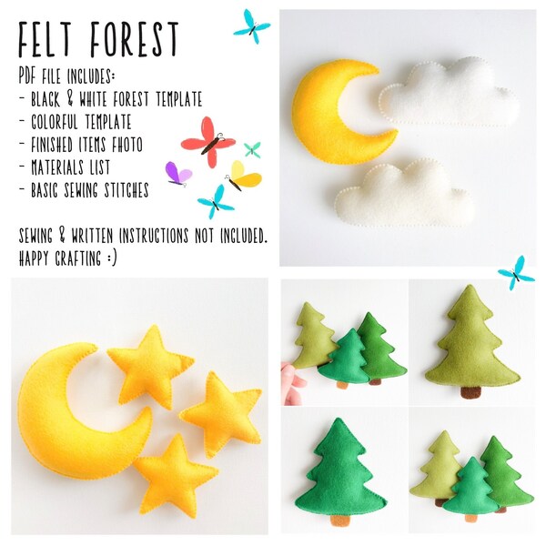 Felt Ornaments - Etsy