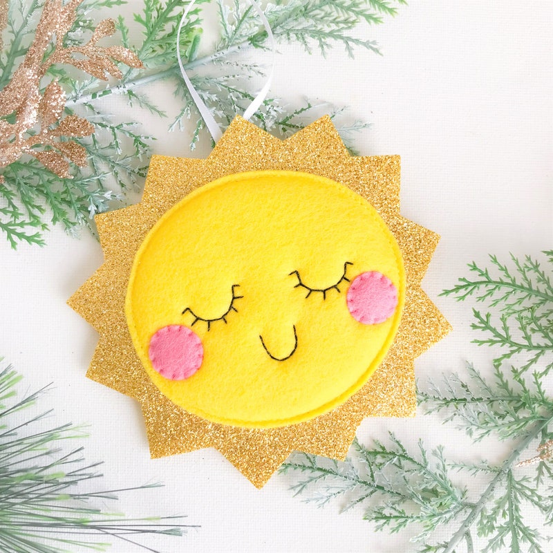 Felt Sun - Etsy