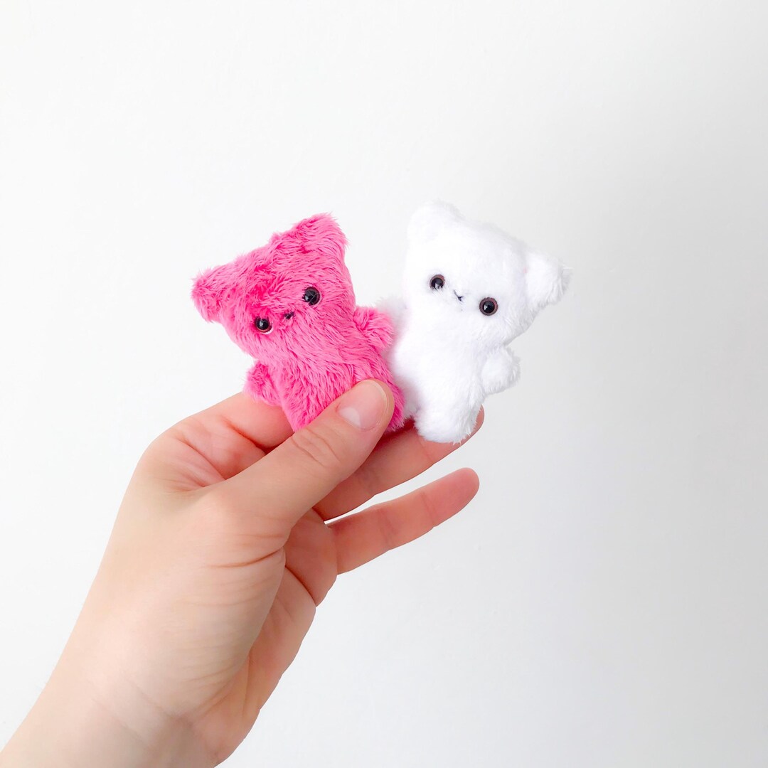 Small Teddy Bear, Pocket Pet Bear Hug, Tiny Plushie, Cozy Soft Cuddle ...