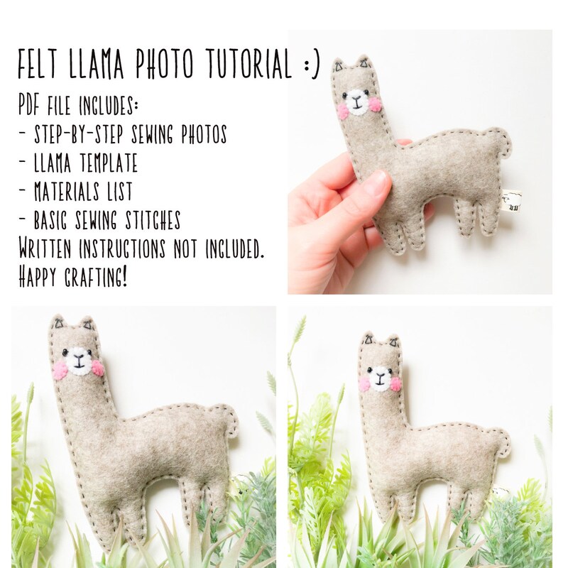 Llama Sewing Pattern - Etsy