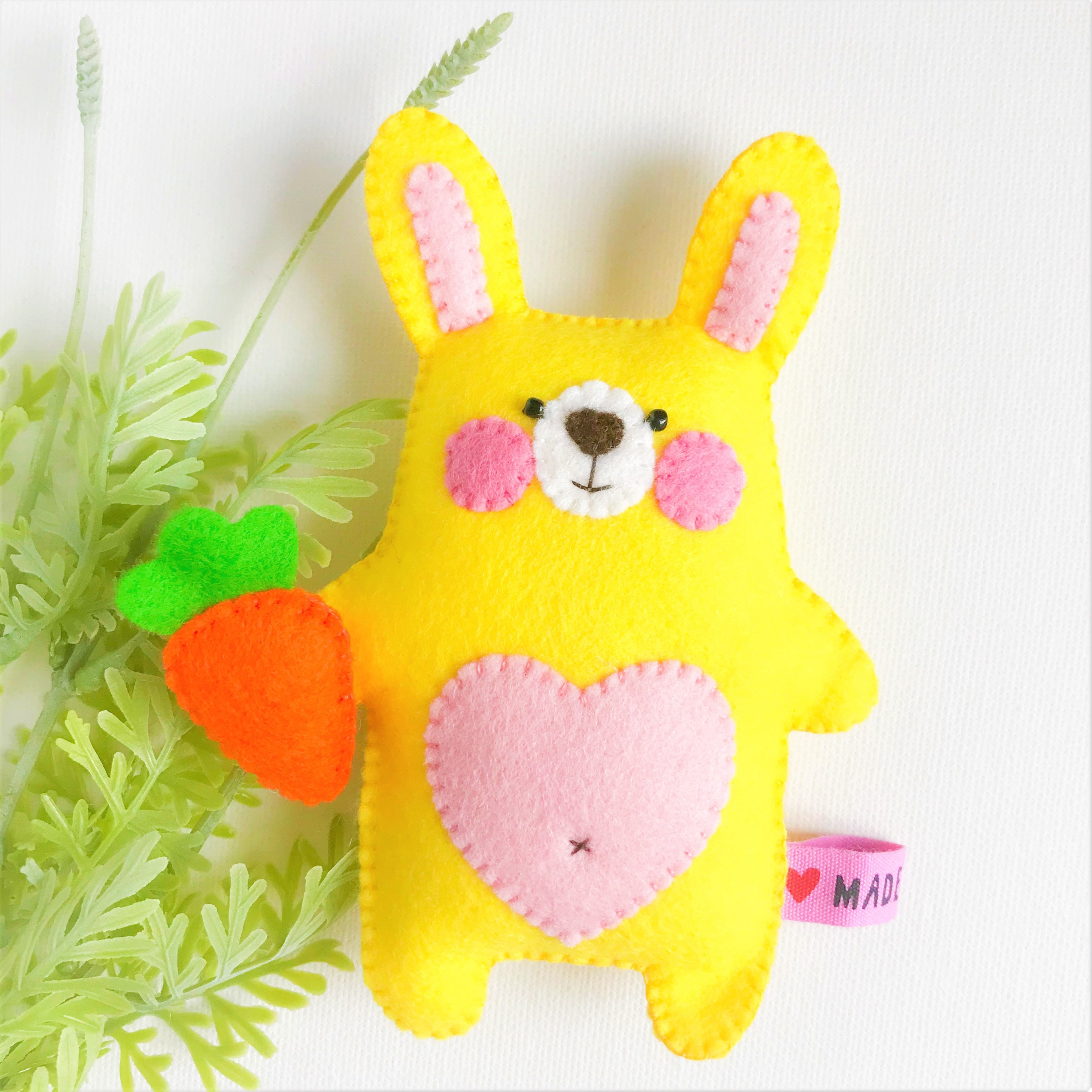 Felt Easter Bunny Sewing Pattern: Photo Tutorial (PDF Download) - Etsy