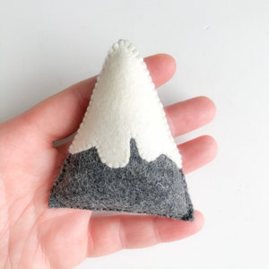Felt Mountains PDF Sewing Pattern Felt Ornaments Templates, Snowy ...