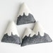 Felt Mountains PDF Sewing Pattern Felt Ornaments Templates, Snowy ...