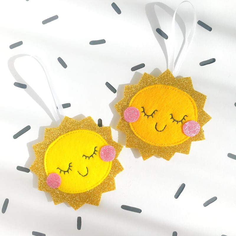 Felt Sun - Etsy