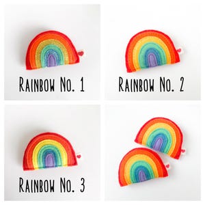 Mini Rainbow Plushie, Small Rainbow Toy, Token of Love, Memory Keepsake ...