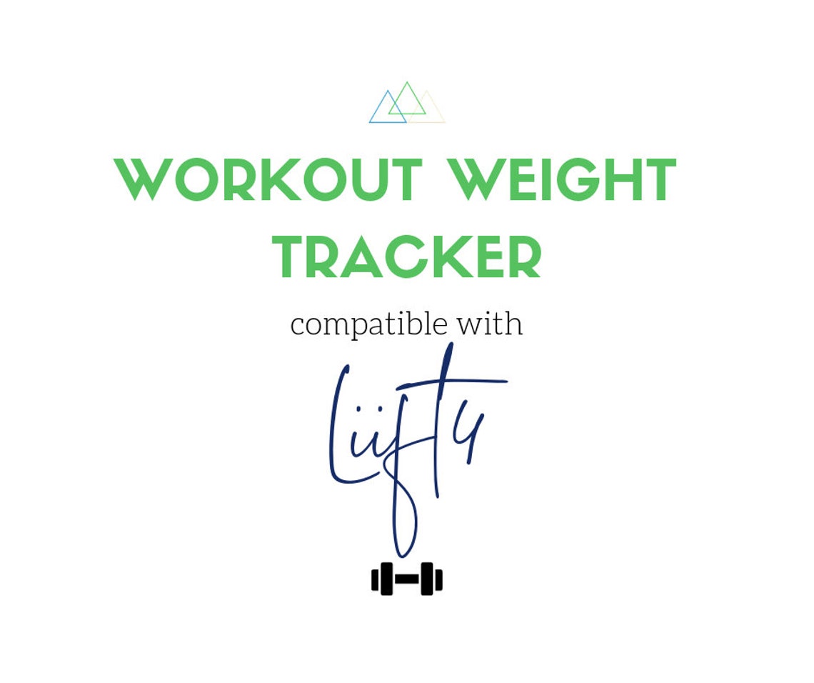 Weight Tracker Excel Spreadsheet Compatible With LIIFT4 - Etsy