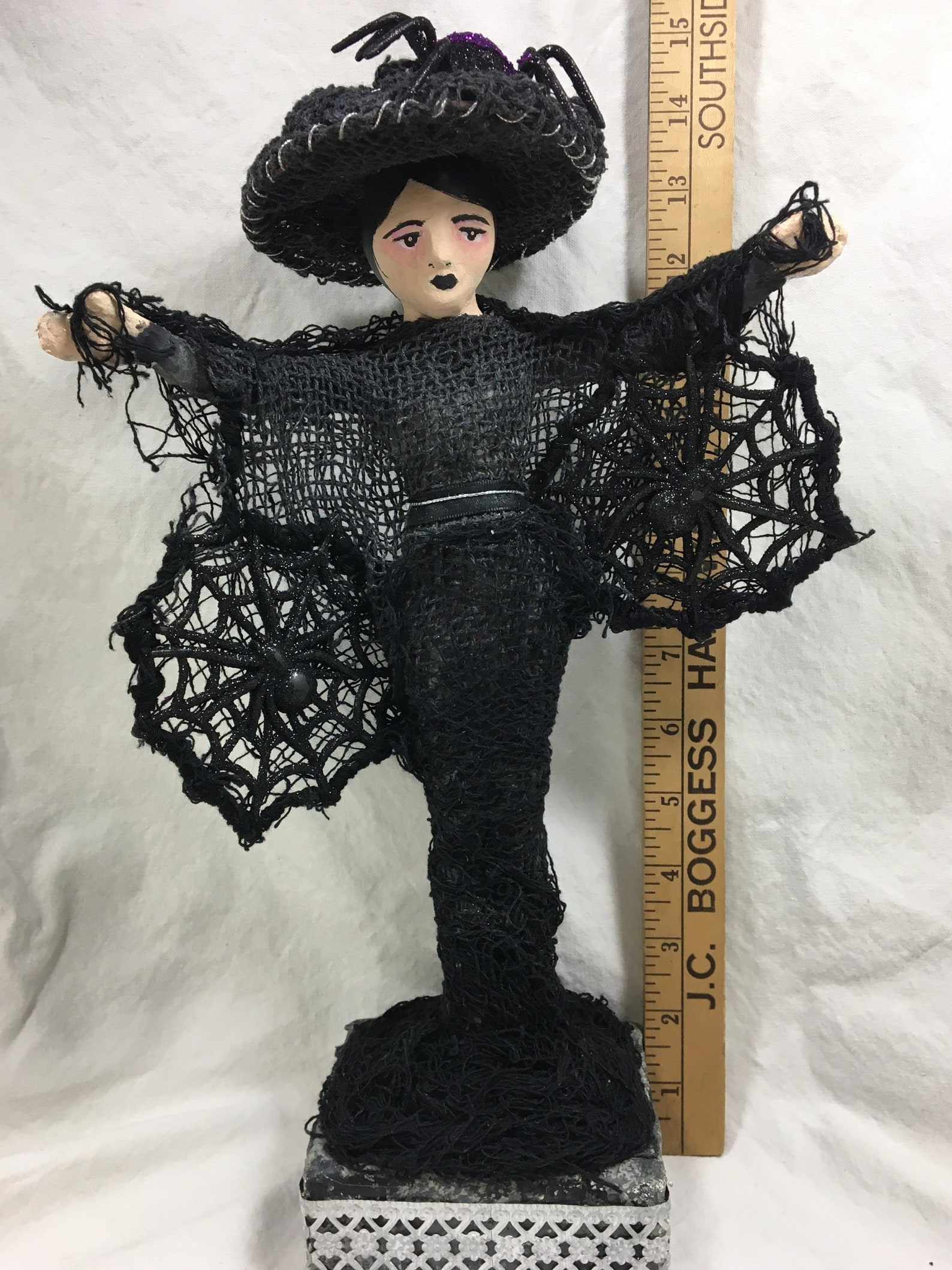 An Altered Barbie Doll. an Elvira Inspired Doll "elle" Has Emerged ...