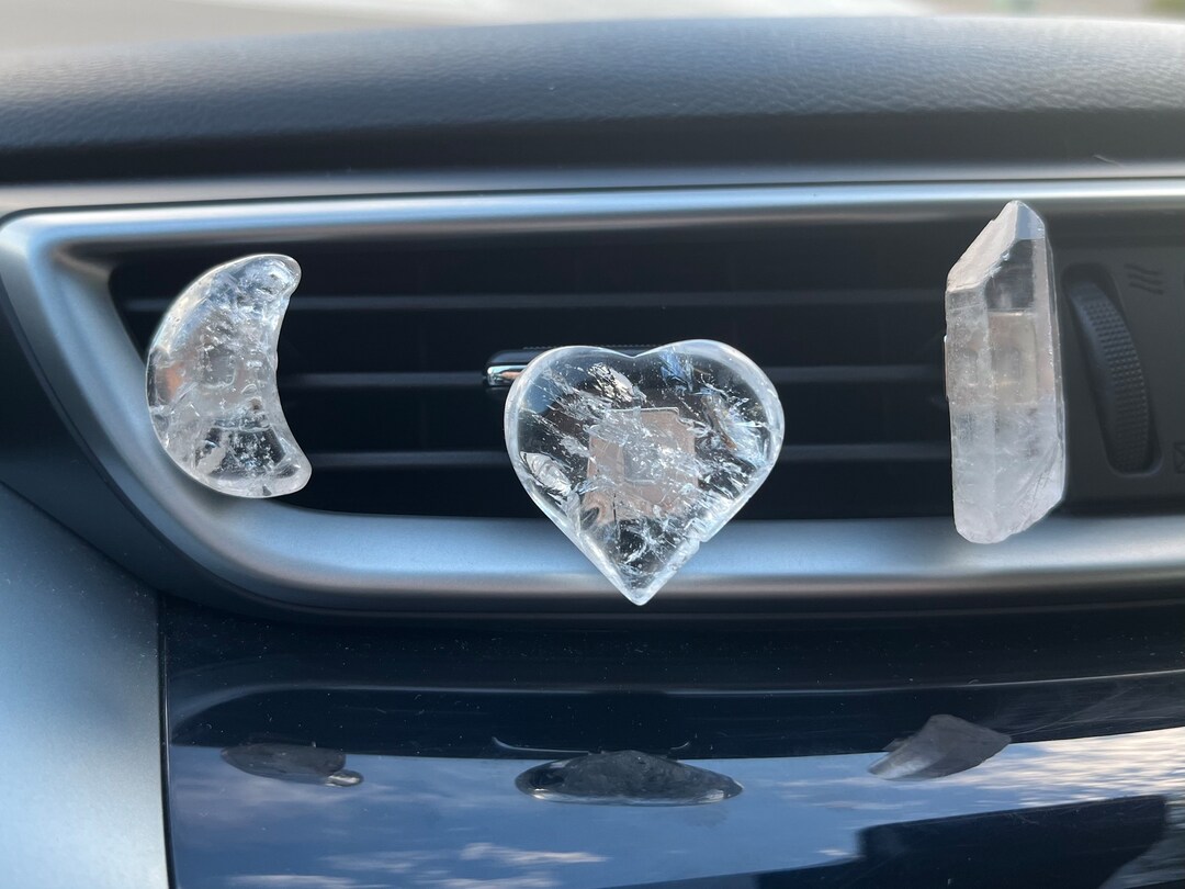 Crystal Car Air Vent Clips Crystal Air Vents Crystals Clear Quartz ...