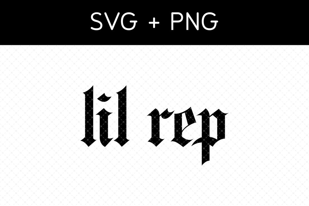 Lil Rep Digital Download SVG and PNG Files - Etsy