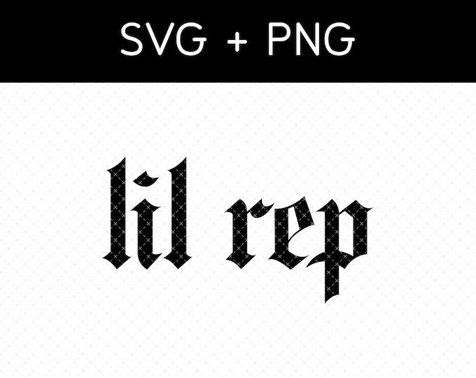 Lil Rep Digital Download SVG and PNG Files - Etsy