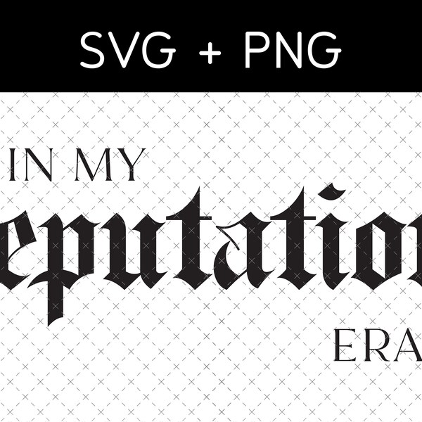 Reputation Era Svg - Etsy