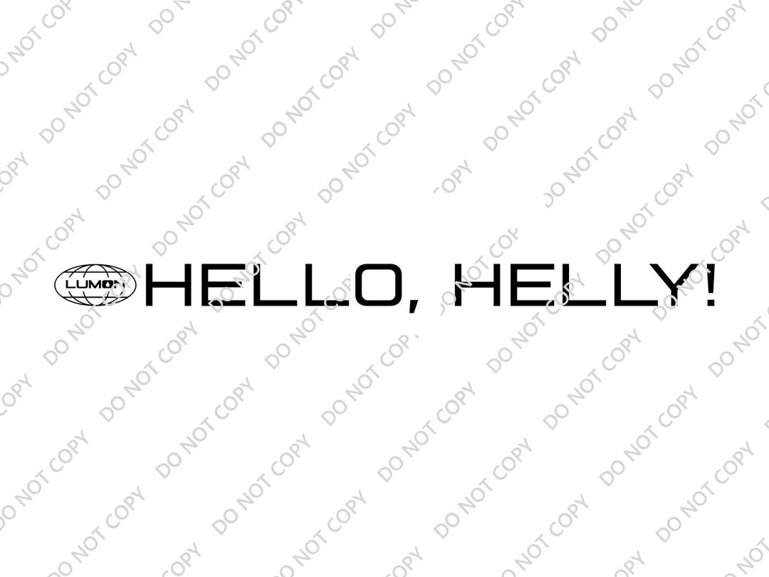 Severance Banner hello, Helly Instant Digital Download JPG PNG - Etsy