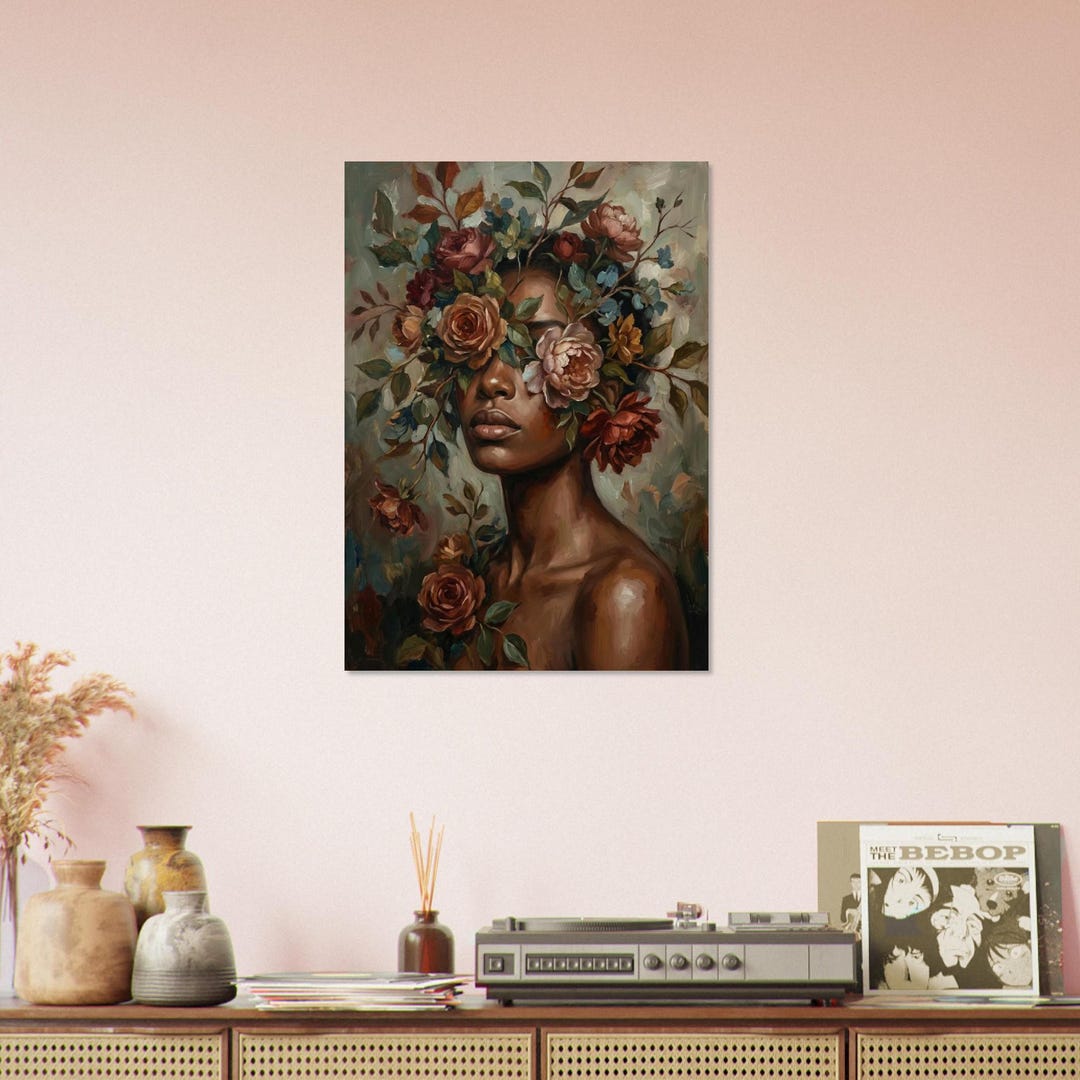 Poetic Portrait – Fine Art Oil Painting Print | Elegant Wall Art 50x70 ...