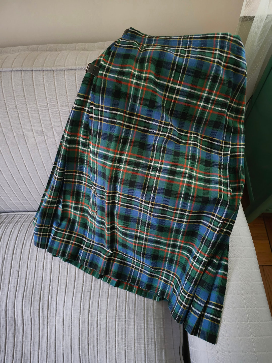 Vintage the Scotch House Green Tartan Plaid Ladies Kilt - Etsy