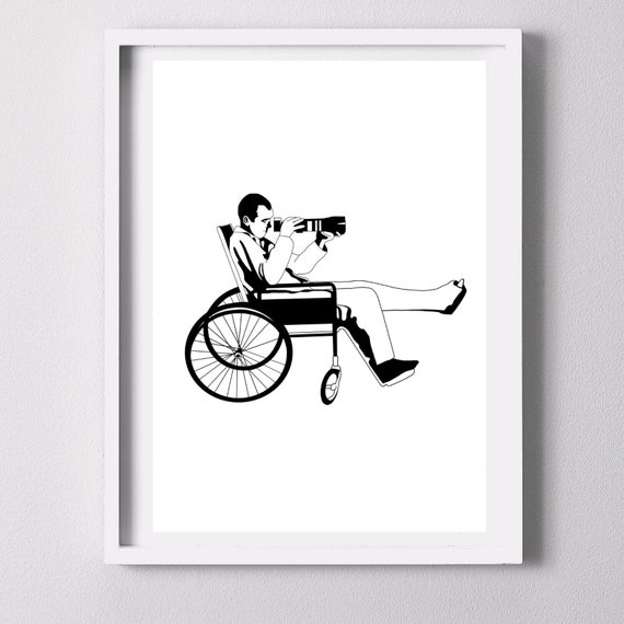 Rear Window Minimalist Poster