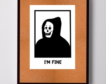 Dark Humor Poster - Etsy