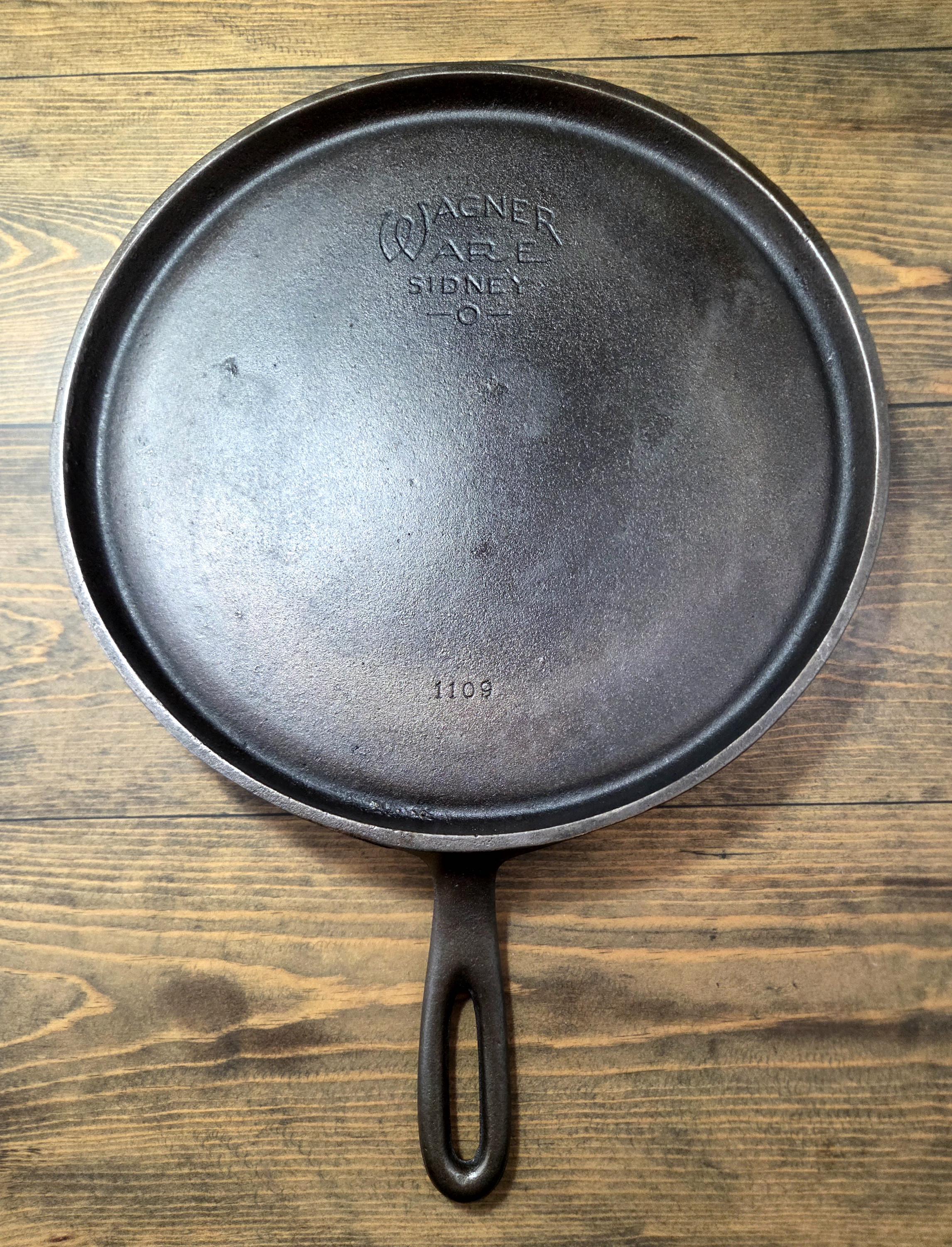 Wagner Ware Sidney O Cast Iron Round Griddle Skillet 1109 1930’s - Etsy