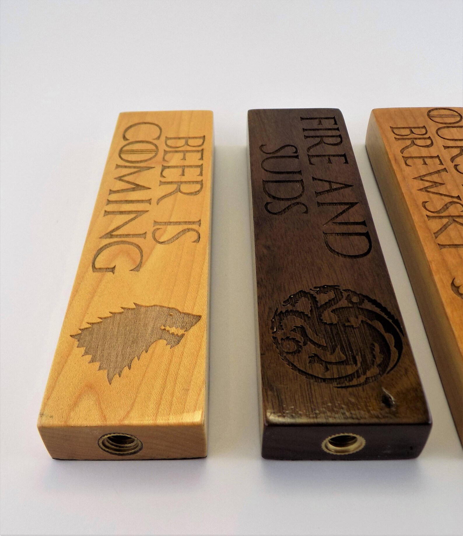 Game of Thrones Tap Handles Wooden Tap Handles Unique Tap | Etsy