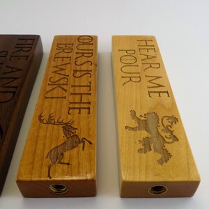 Game of Thrones Tap Handles - Wooden Tap Handles - Unique Tap Handles ...