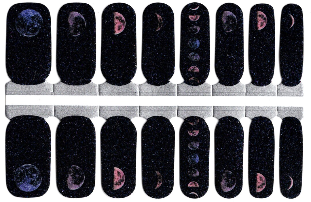 Moon Cycle Nail Polish Wraps - Etsy