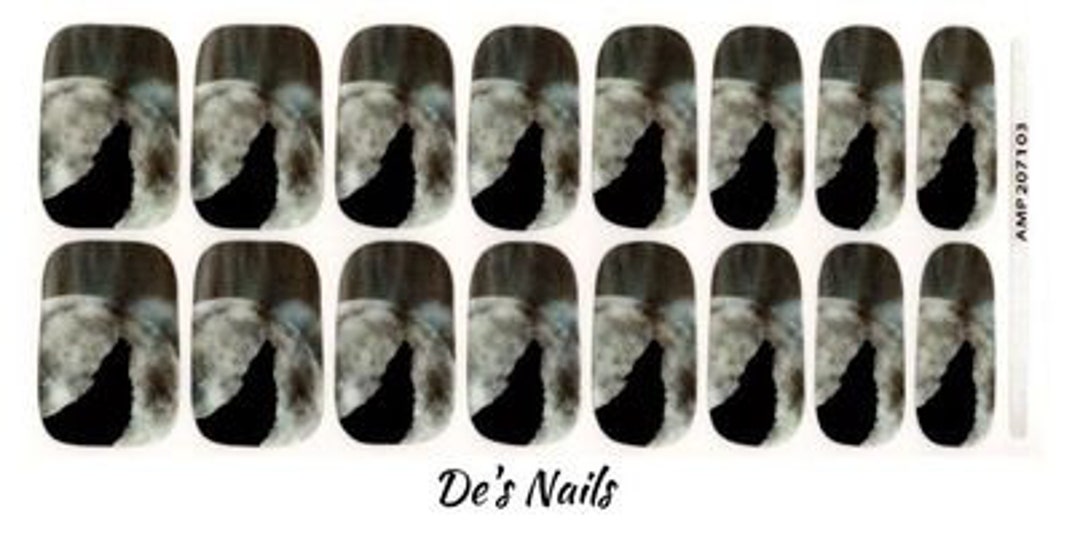 Moon Howler Premium Nail Polish Wraps - Etsy