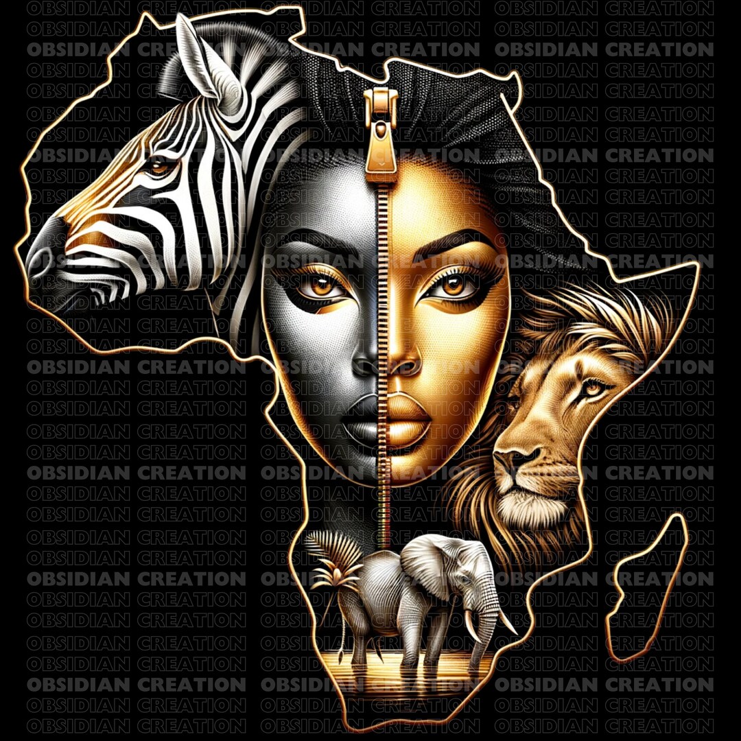 African Clipart | Ethnic Illustration | Digital Download | African Art ...