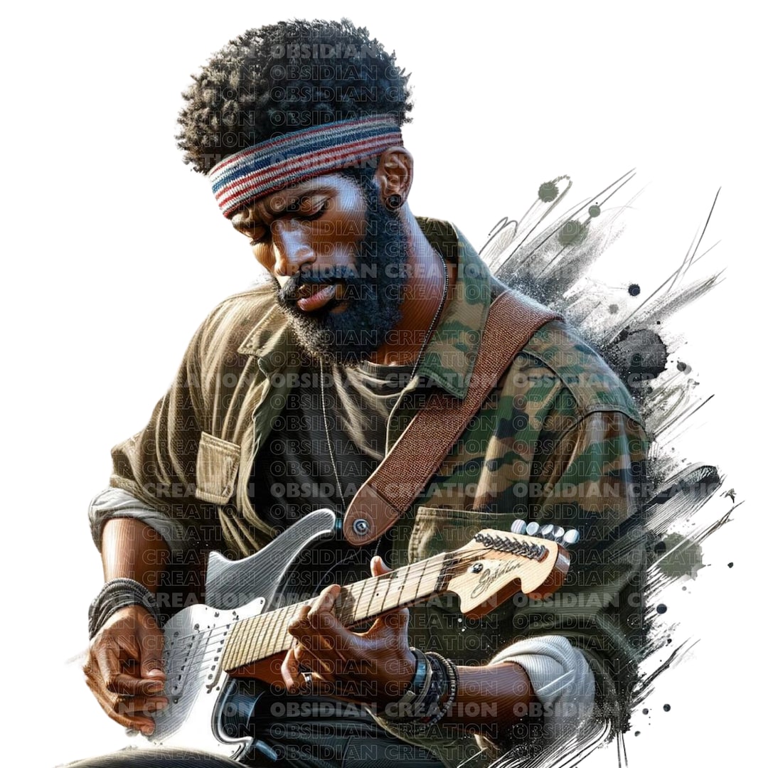 Black Man Clipart African American Man Illustration Digital Download ...