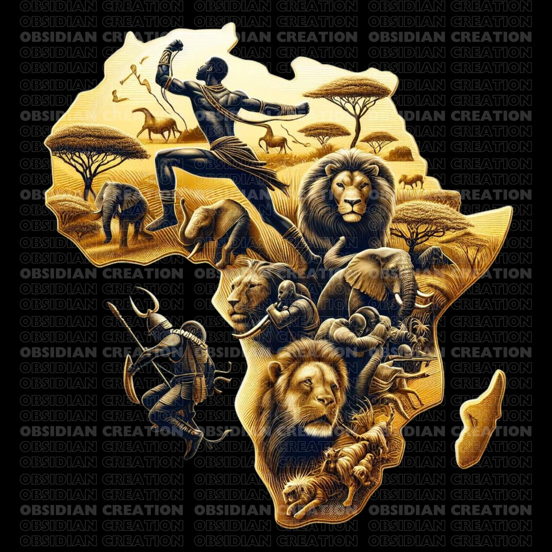 African Clipart | Ethnic Illustration | Digital Download | African Art ...