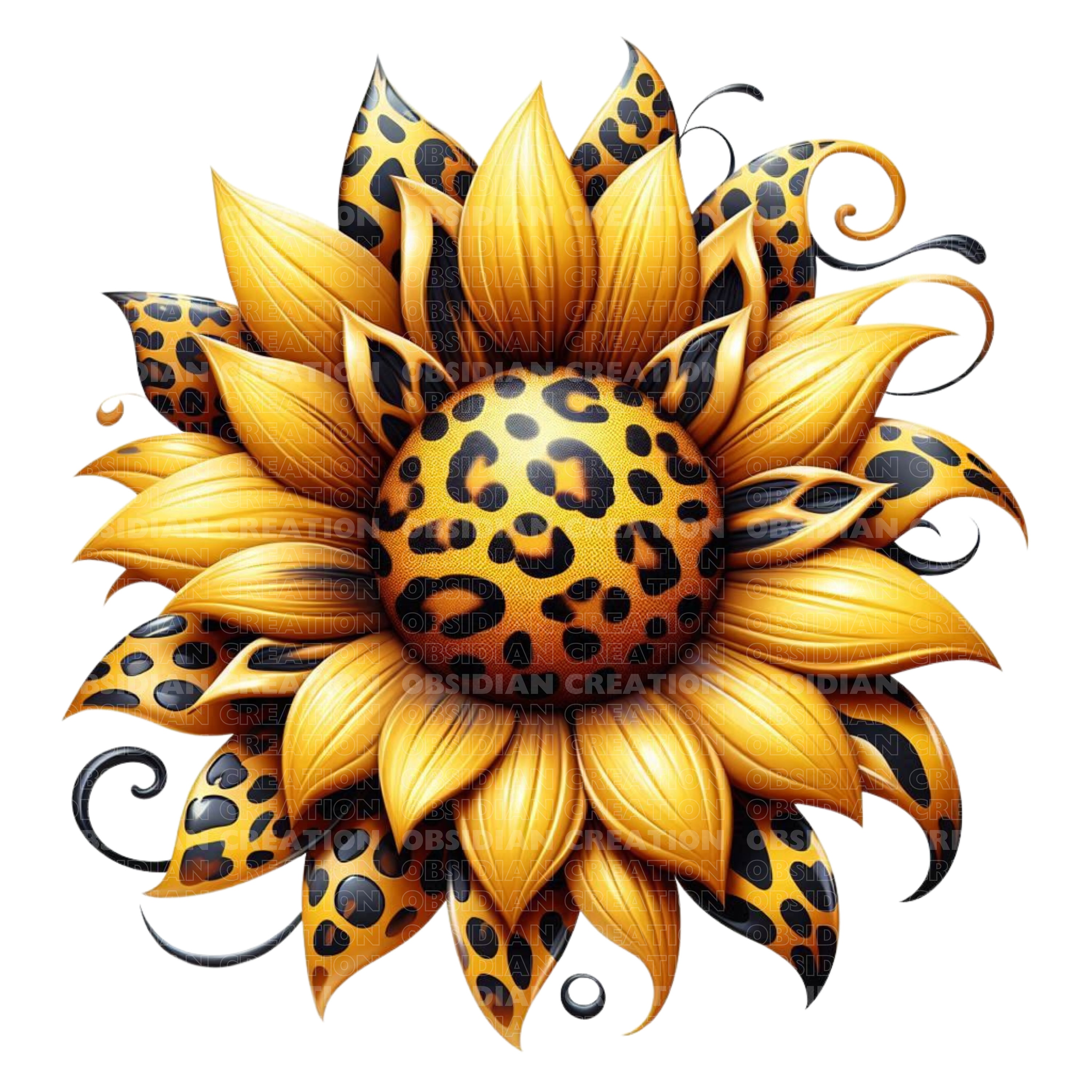 Yellow Leopard Sunflower PNG | Sunflower Png | Western Sunflower Png ...