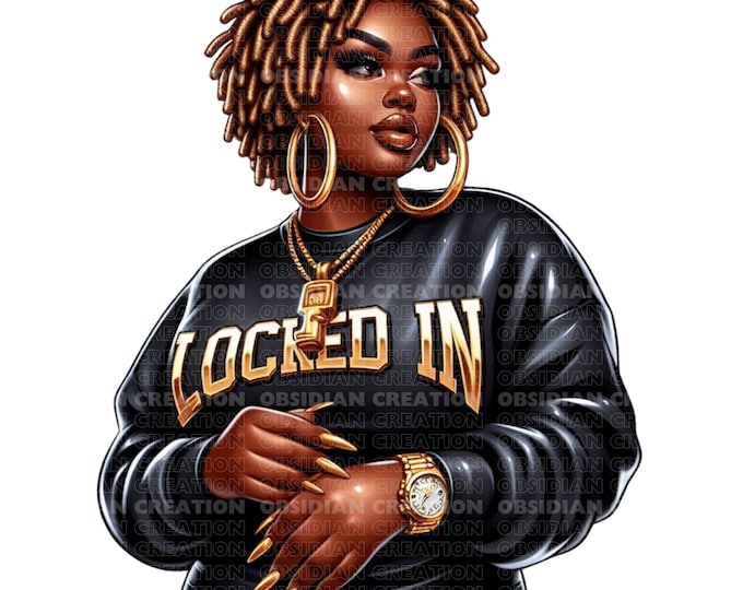 Dreadlocks | Afro Dreadlocks Clipart | Afro Messy Bun Loc | Digital ...