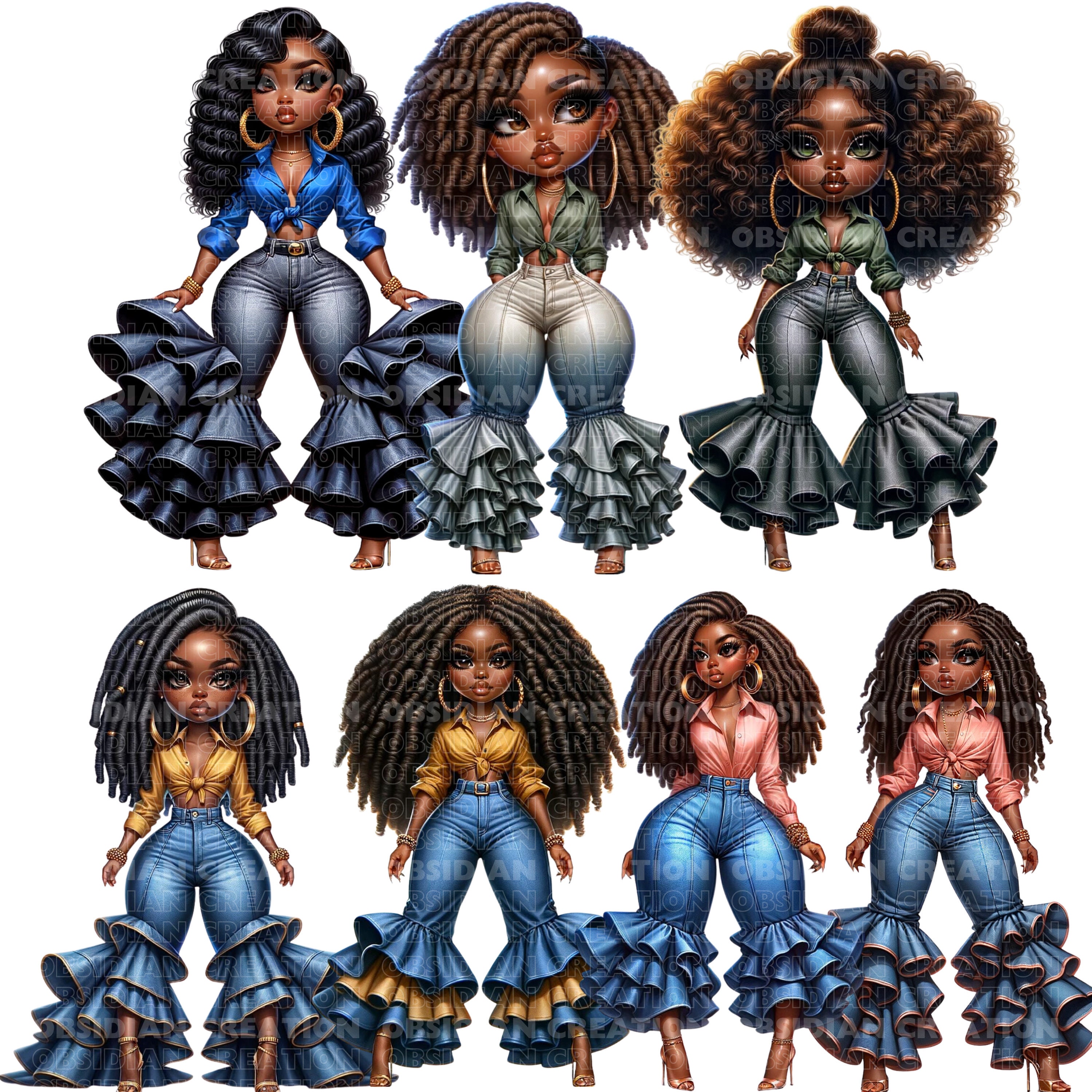 39 Charming 'fashion Forward' Chibi-style PNG Images for Creative ...