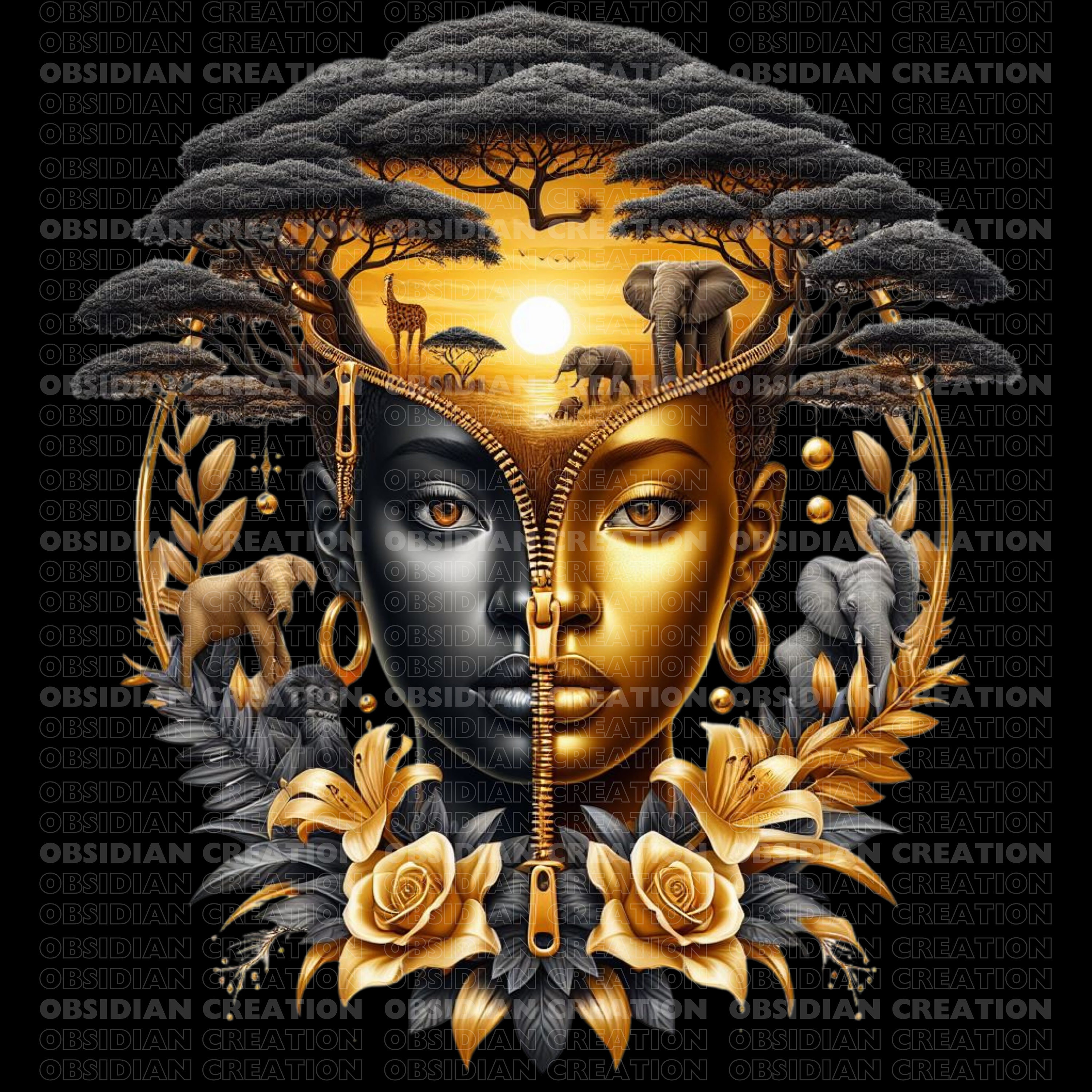 African Clipart | Ethnic Illustration | Digital Download | African Art ...