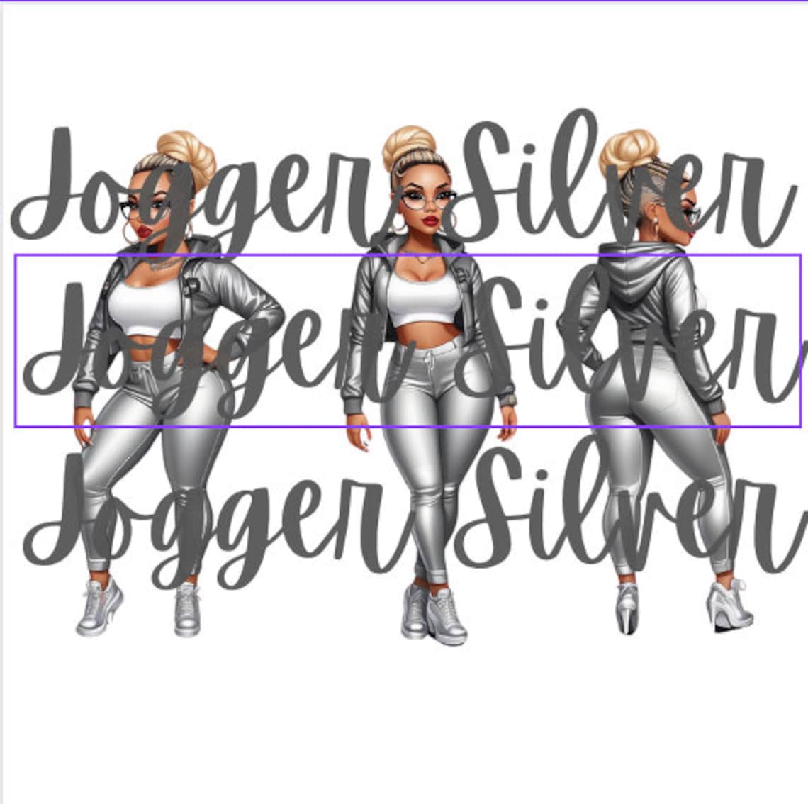Empowering Black Women Clipart Instant Download Black Women PNG ...