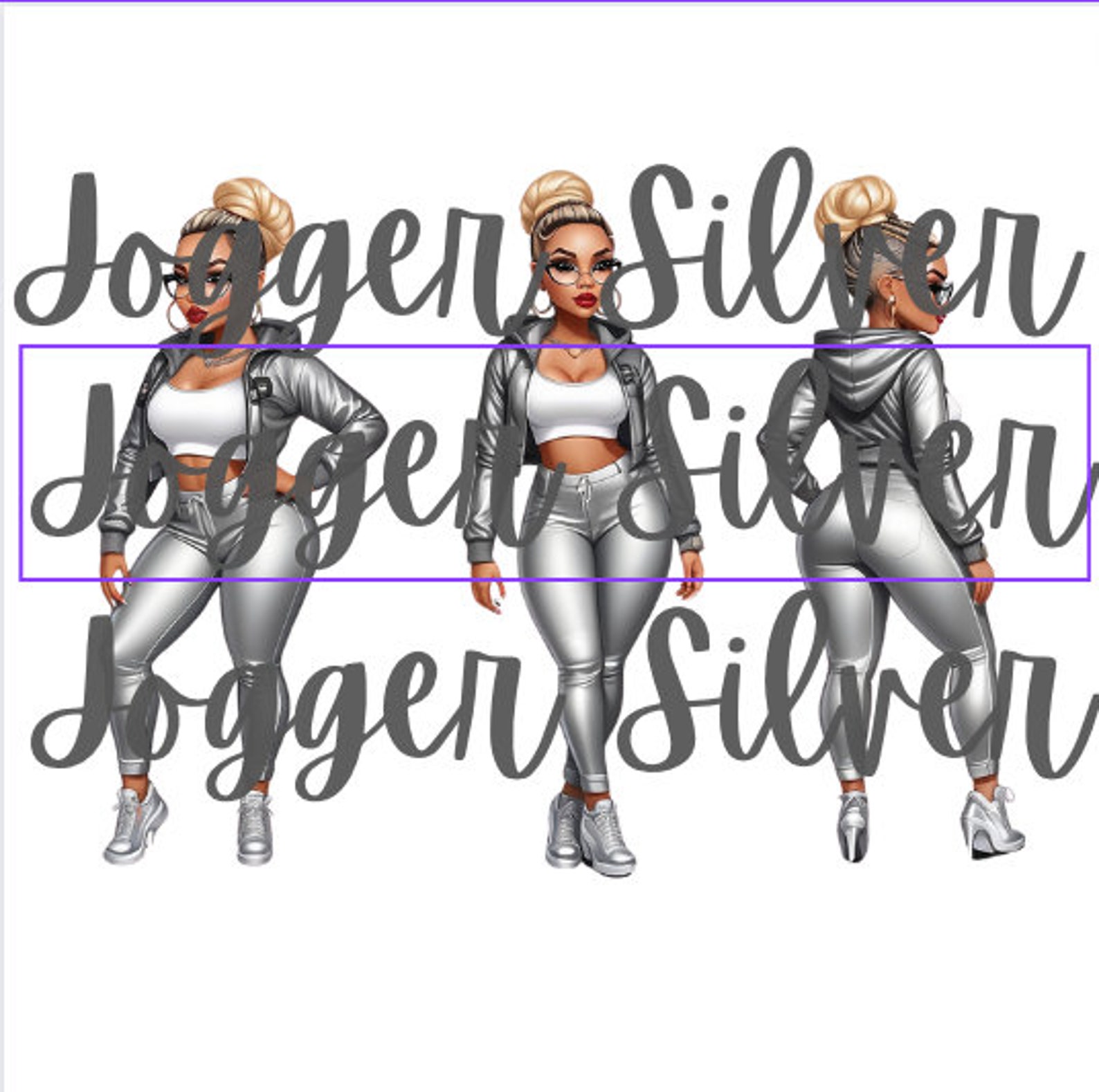 Empowering Black Women Clipart Instant Download Black Women PNG ...