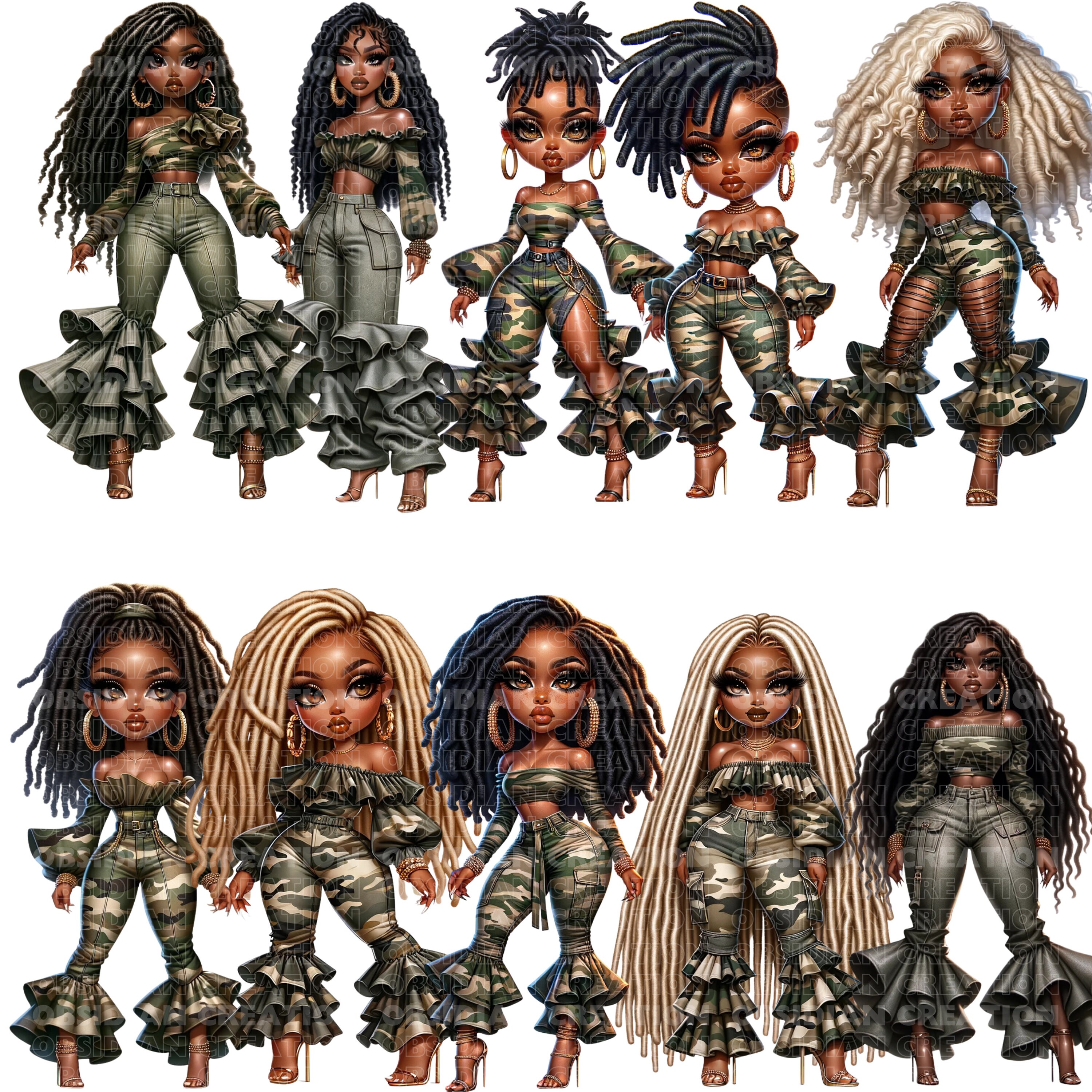 39 Charming 'fashion Forward' Chibi-style PNG Images for Creative ...