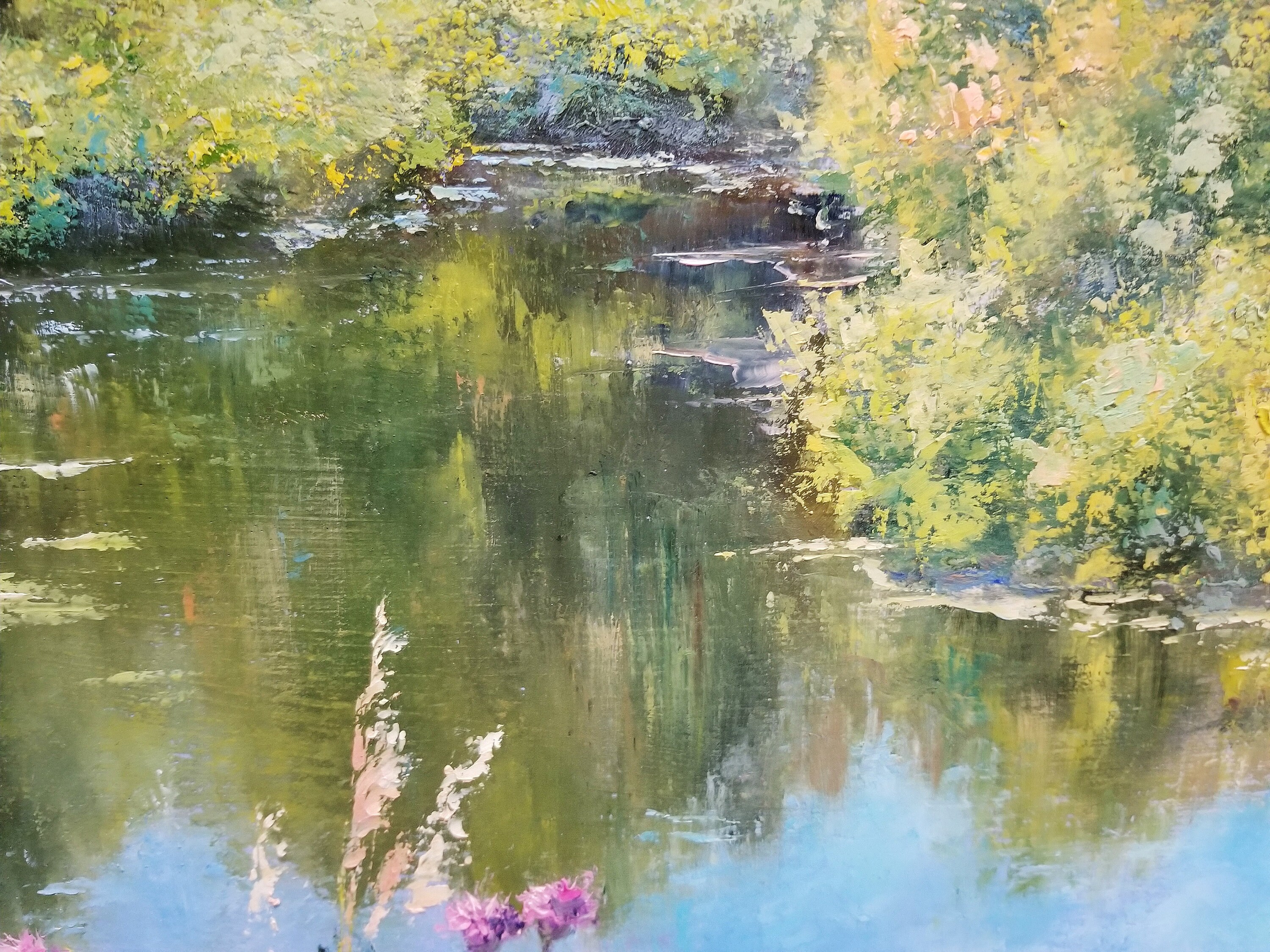 Summer Landscape Painting, Nature Paintings on Canvas, Landscape Oil ...