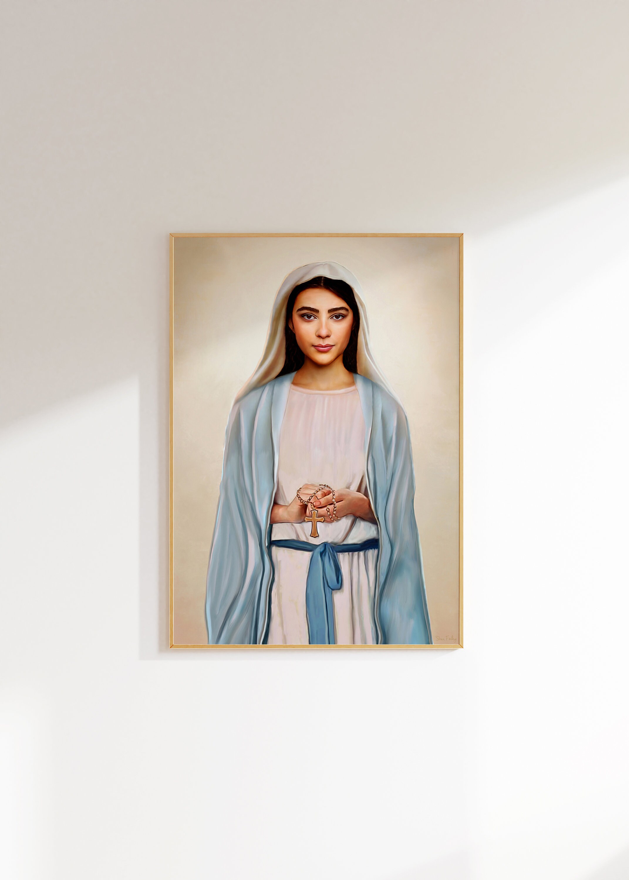 Saint Mary Painting | Mother Mary | Artwork | Wall Decor | Printable ...