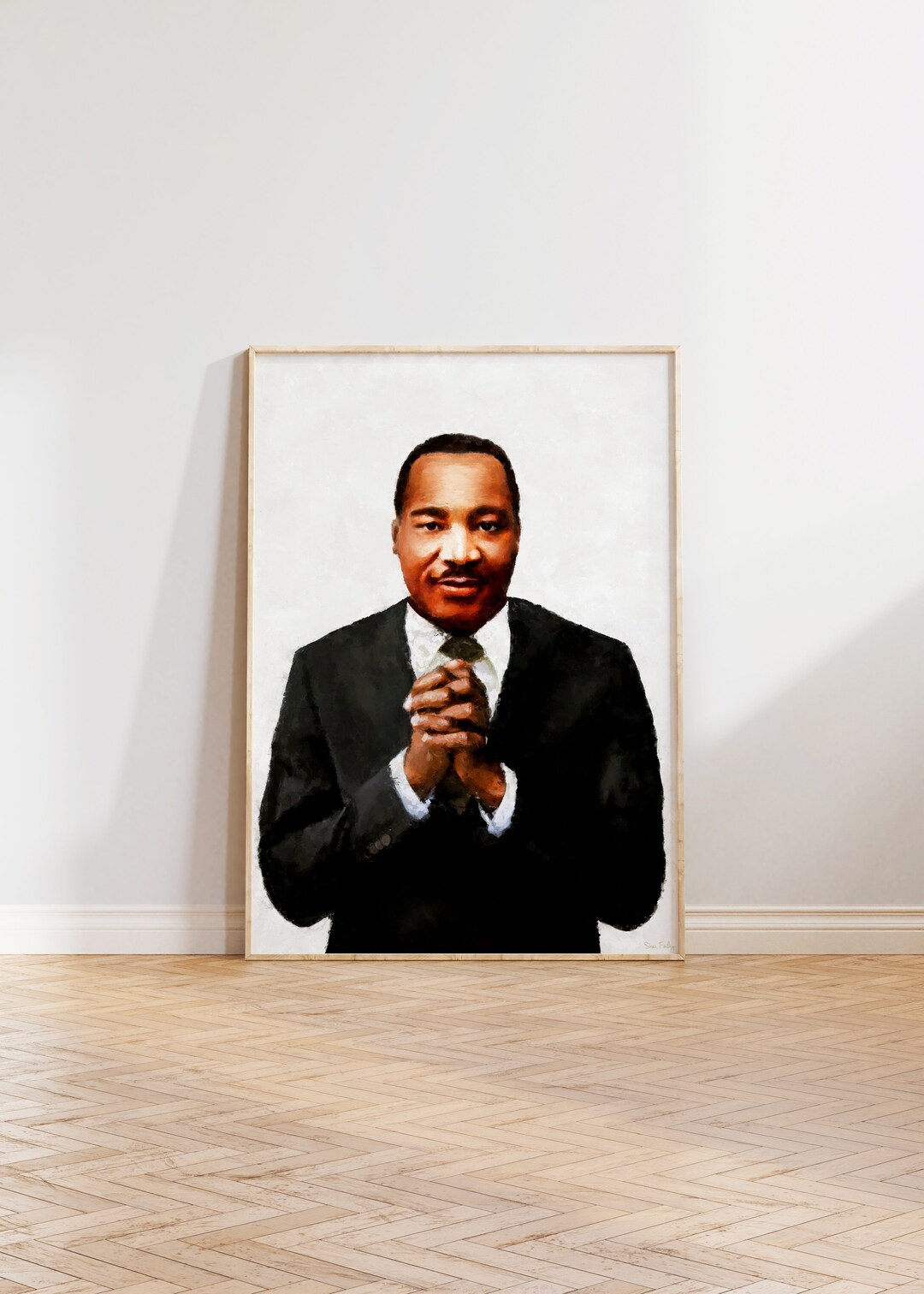 Martin Luther King Jr Painting | Artwork | Wall Decor | Printable Art ...