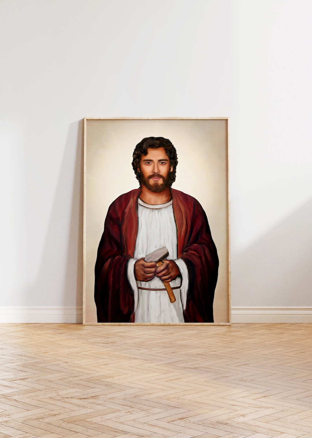 Saint Joseph Painting | St. Joseph | Artwork | Wall Decor | Printable ...