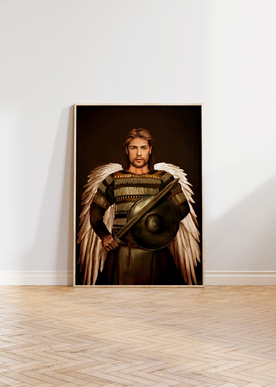 Saint Michael Painting | St. Michael | Archangel | Artwork | Printable ...