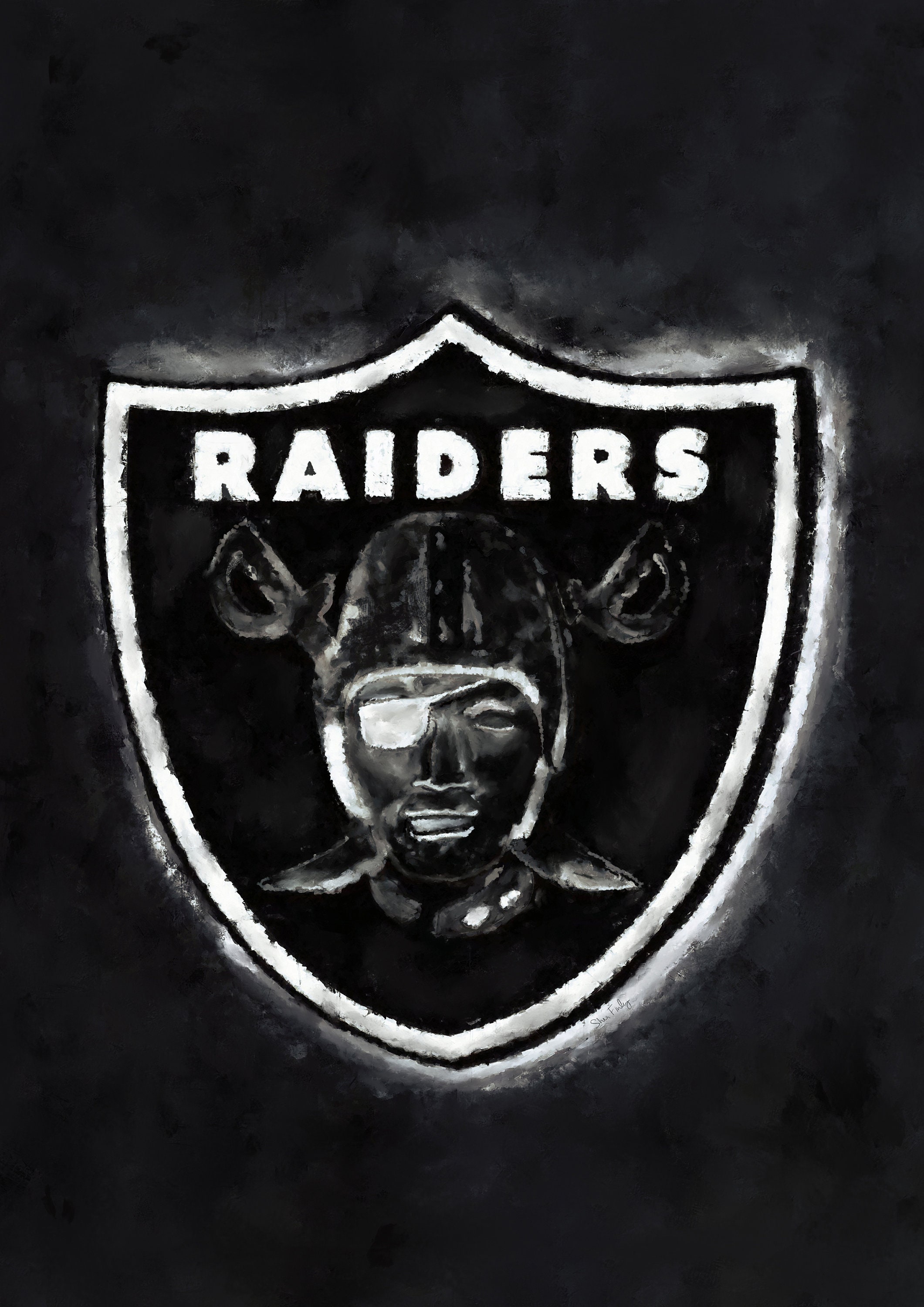 Raiders Painting | Las Vegas Raiders | Artwork | Digital Download ...