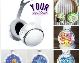 Hand Painted Headphones - Etsy